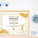 Editable Tennis Sports Certificate Template With Photo. Award. Trophy ...