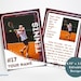 Tennis Trading Card Template | Trading Card Template | Canva Template ...