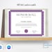 Editable Certificate of Honor Roll. Recognizing Academic Excellence ...