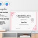 Editable Certificate of Completion Template. Award Template. Printable ...