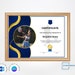 Editable Tennis Sports Certificate Template With Photo. Award. Trophy ...