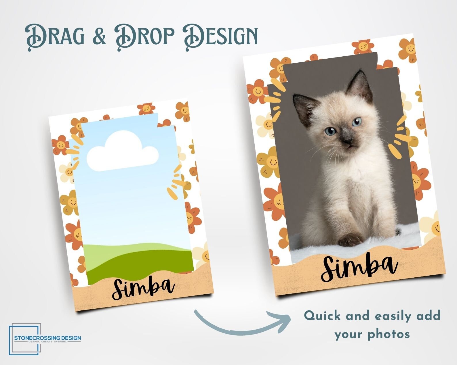 Cat Pet Trading Card Template | Pet Trading Card Template | Canva ...