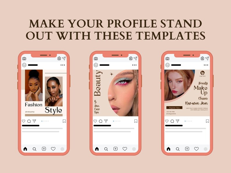100+ Makeup Artist Instagram Templates. Skincare. Social Media ...
