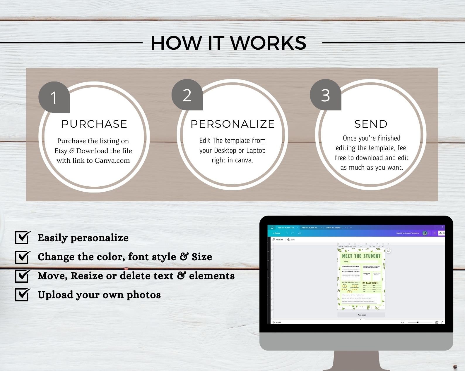 Editable Template for Meet the Student. Welcome Letter to School. First ...