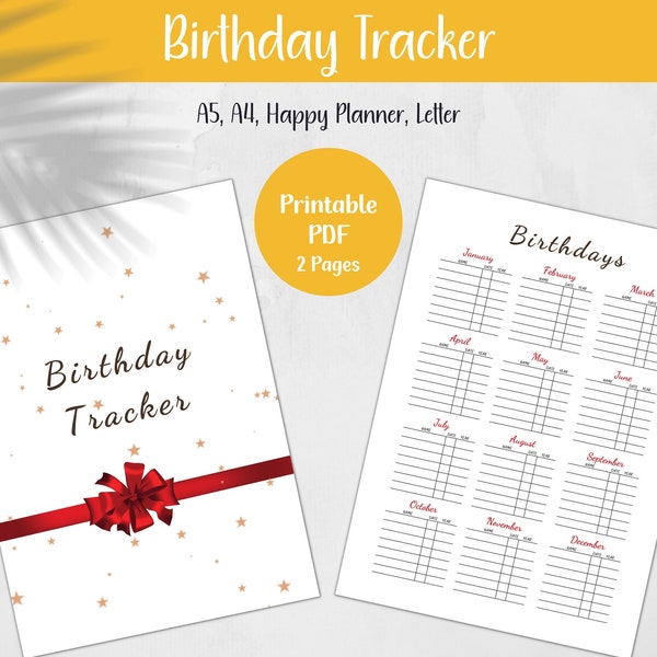 Printable 2024 Yearly Planner, 2024 Calendar, Year Planner Insert, Year ...