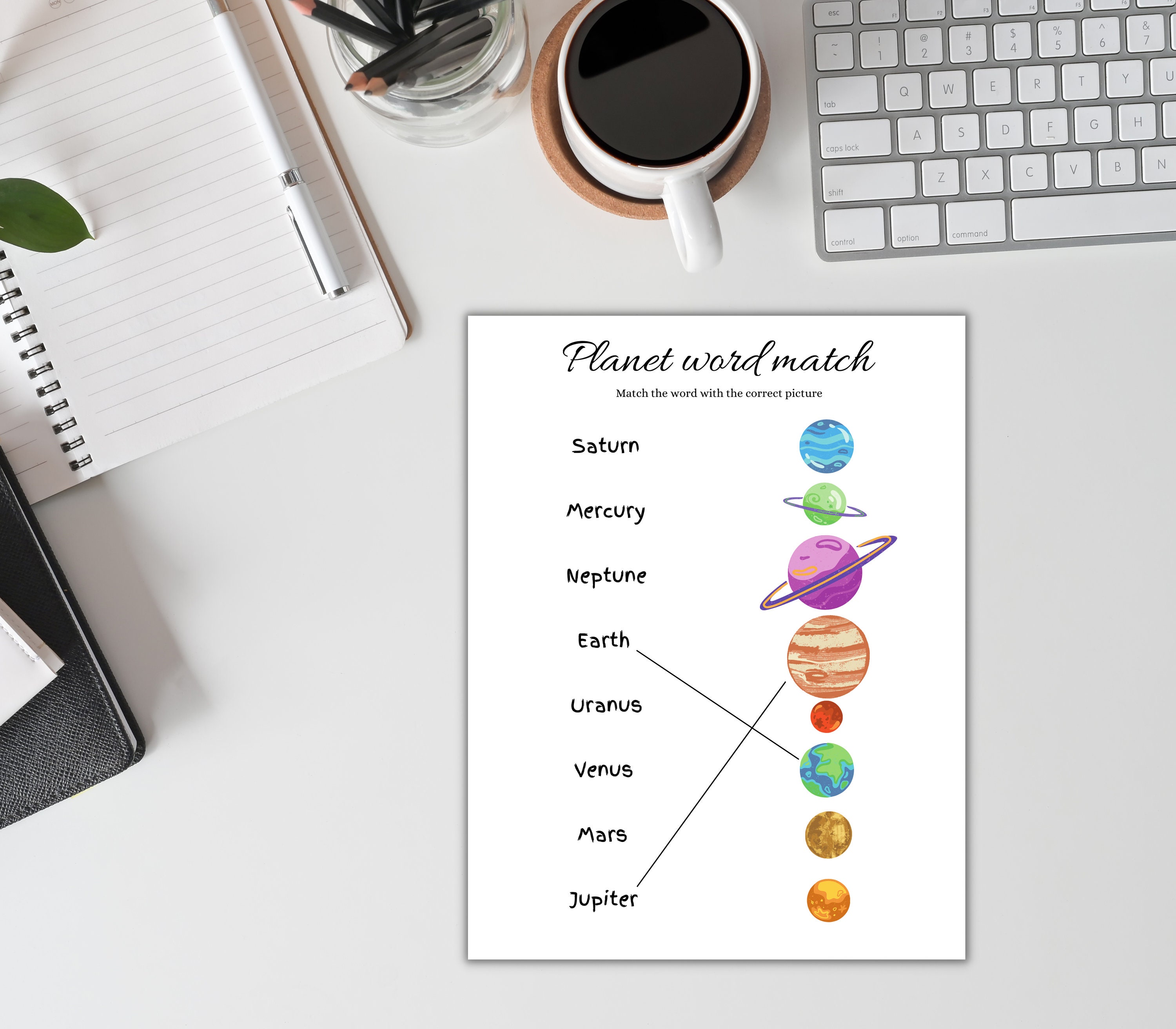 Printable Solar System Bundle Kids Activity Learning About - Etsy