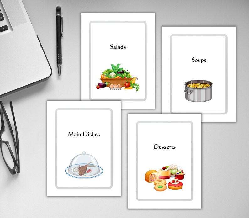 Printable Recipe Book Planner: Cookbook With Tab Dividers (PDF) - Etsy