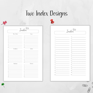 Printable Recipe Book Planner, Cookbook, Recipe Planner, Recipe Book ...