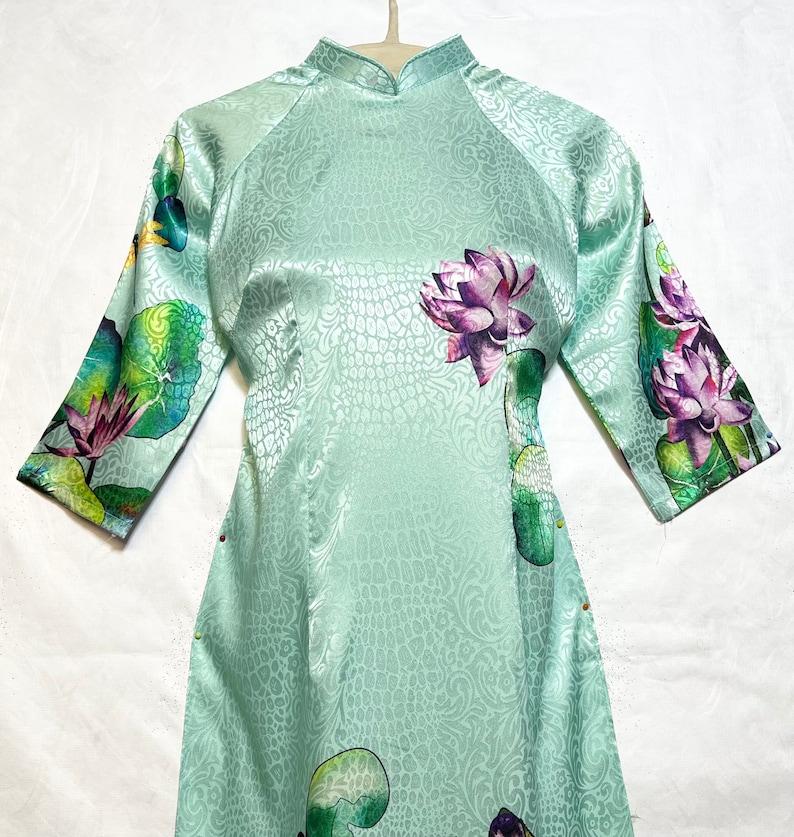 Ao Dai Tet Ao Dai Cach Tan Gam Dai Ao 125cm Ao Dai Viet Nam for Women ...