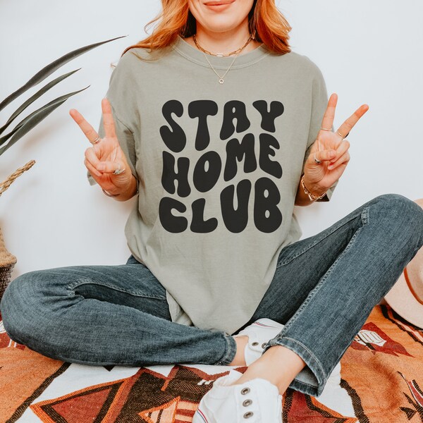 Stay Home Shirt - Etsy