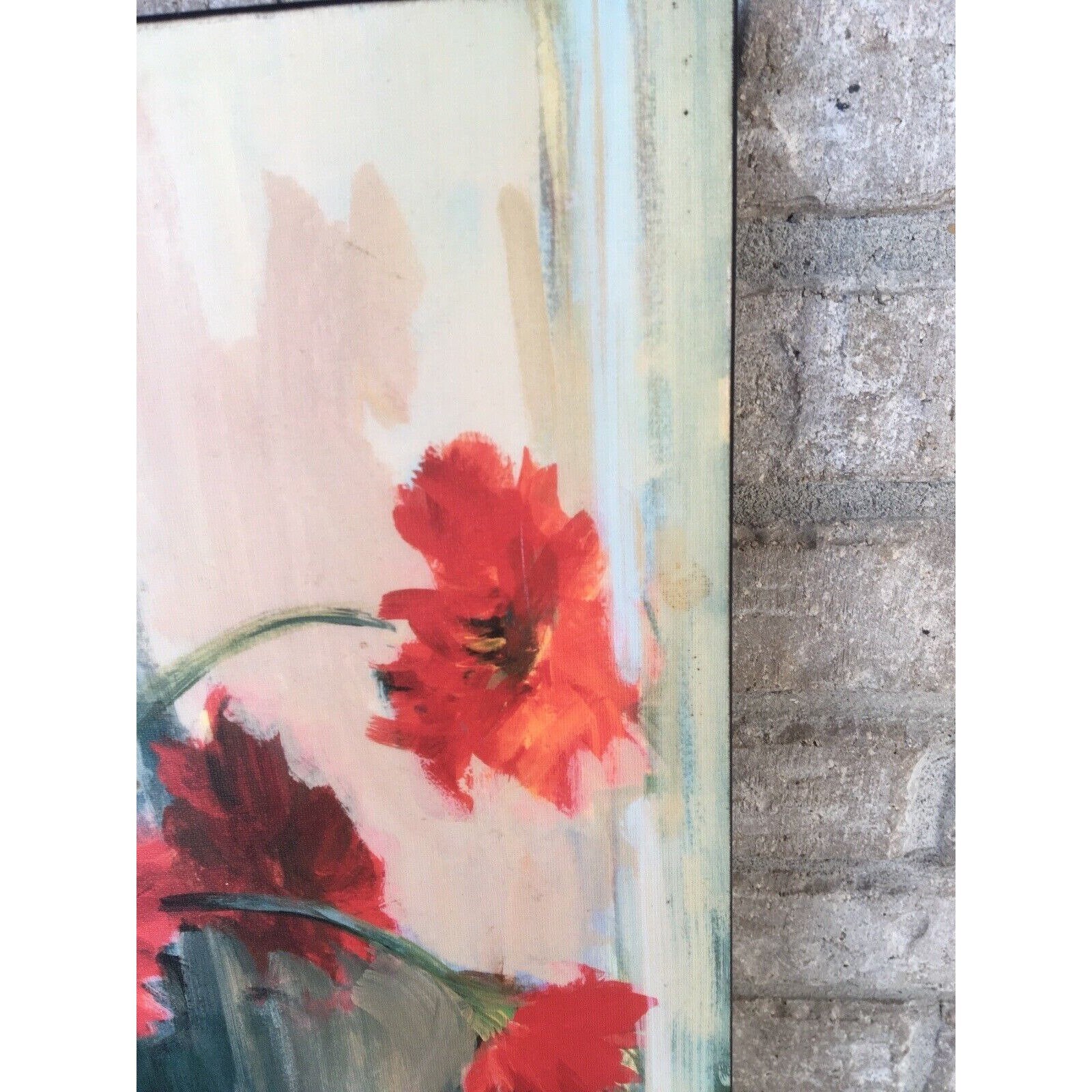 Vintage Tomao Signed Floral Painting Gallery Wrap Canvas, 23x 18 Good ...