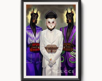 Luxury Fashion Poster, Modern Poster, Designer Wall Art, Luxury Fashion ...