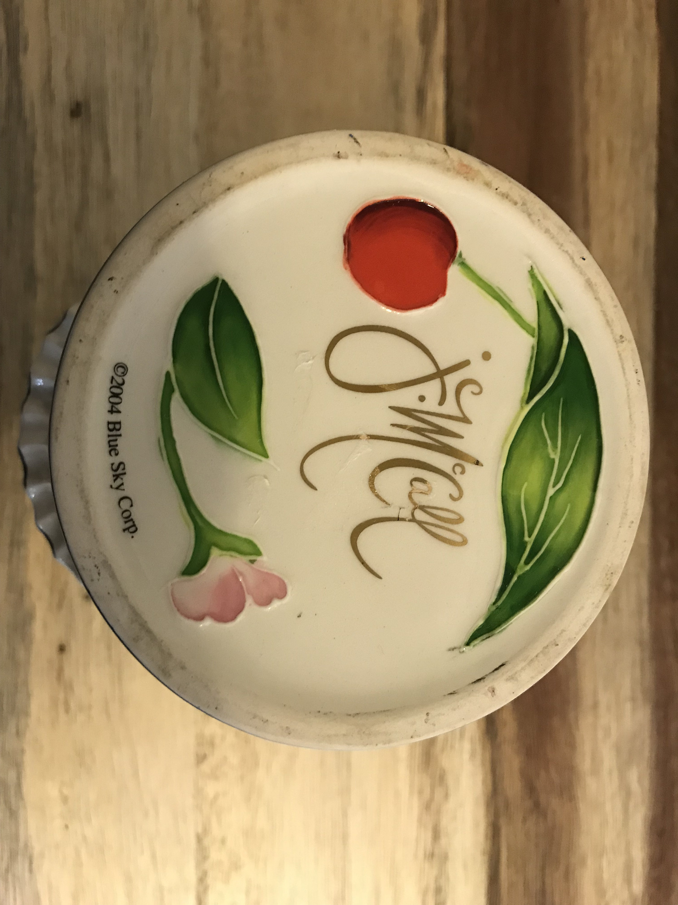 Jeanette Mccall Oil Tart Burner Blue Sky Ceramic - Etsy