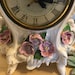 Antique Floral Desk Clock - Etsy