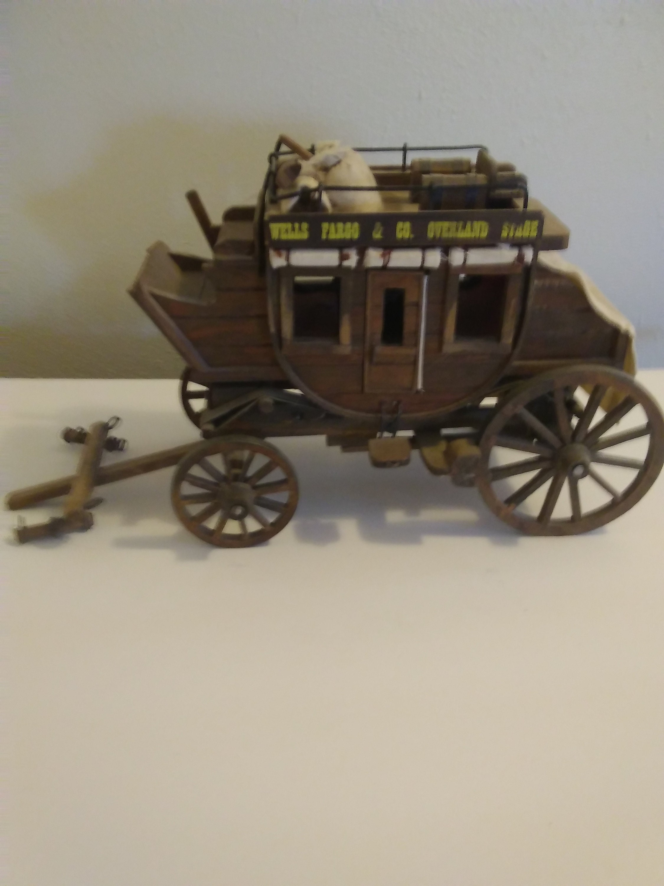Vintage 1960s wagon masters stage coach model kit.unused in box ...