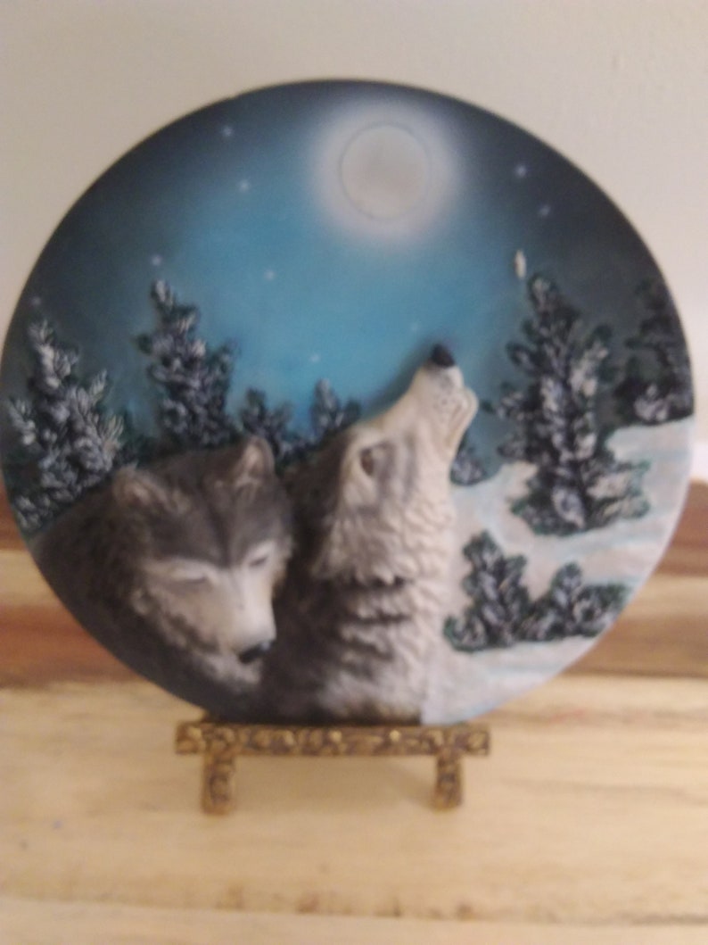 3 Dimensional Wolf Wall Plaque - Etsy
