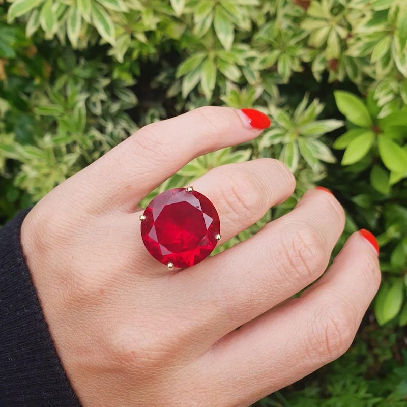 Spinel Ring - Etsy
