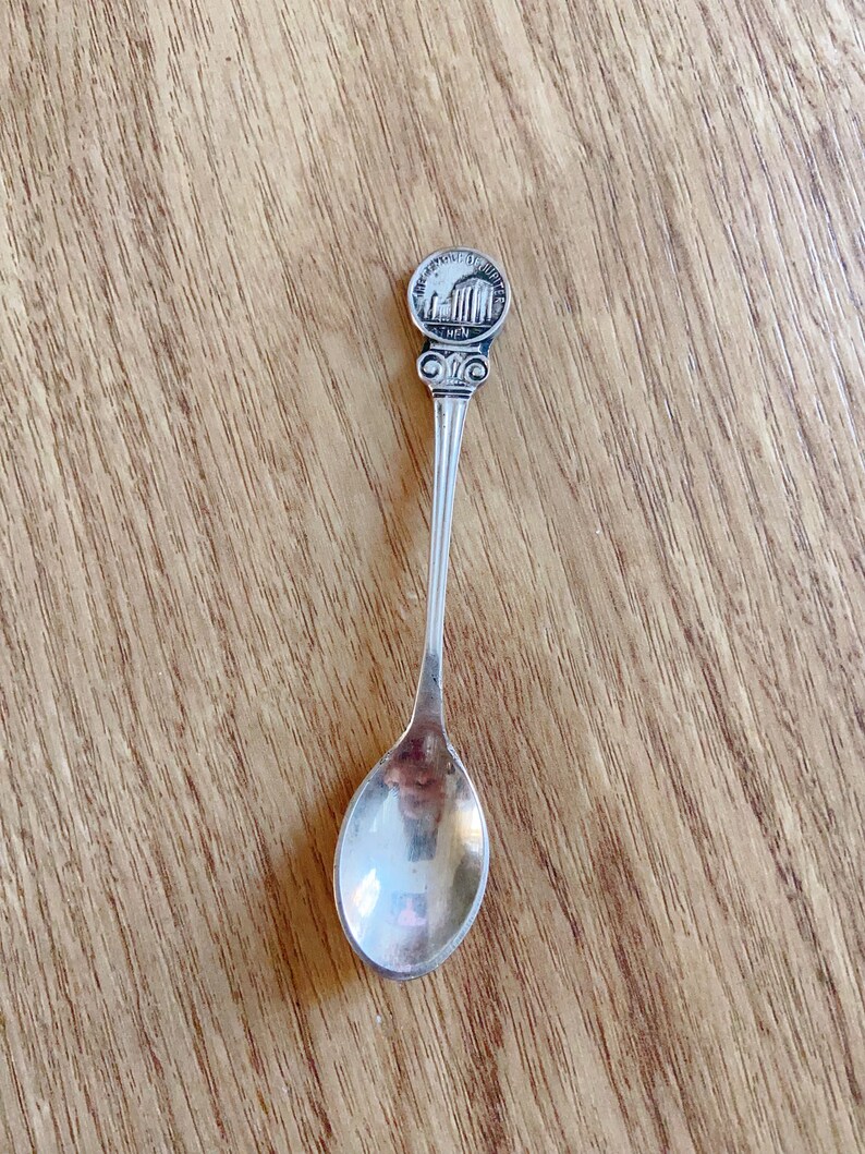 Vintage Souvenir Spoon the Temple of Jupiter Athens Greece Souvenir ...