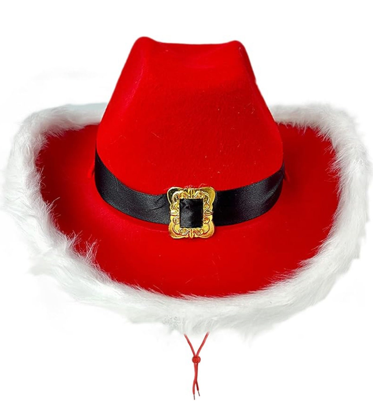 Santa Cowboy Hat - Etsy