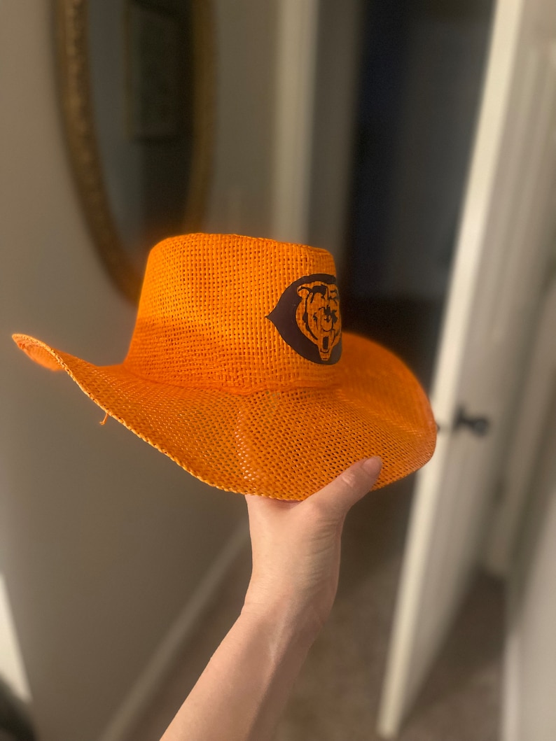 Chicago Bears Cowboy Hat With No Fringe - Etsy