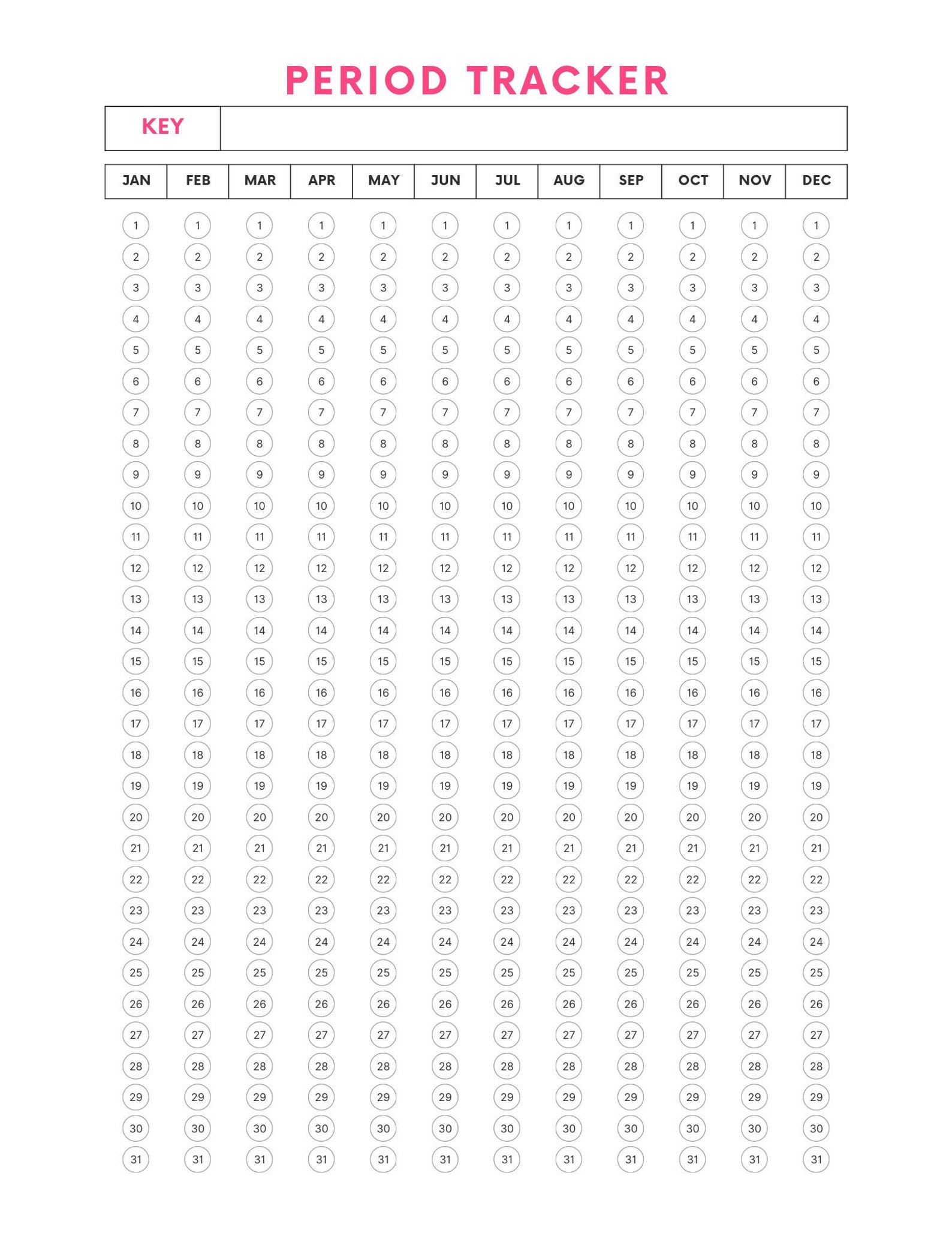 Simple Period Tracker - Track Your Menstrual Cycle - Monthly Cycle ...