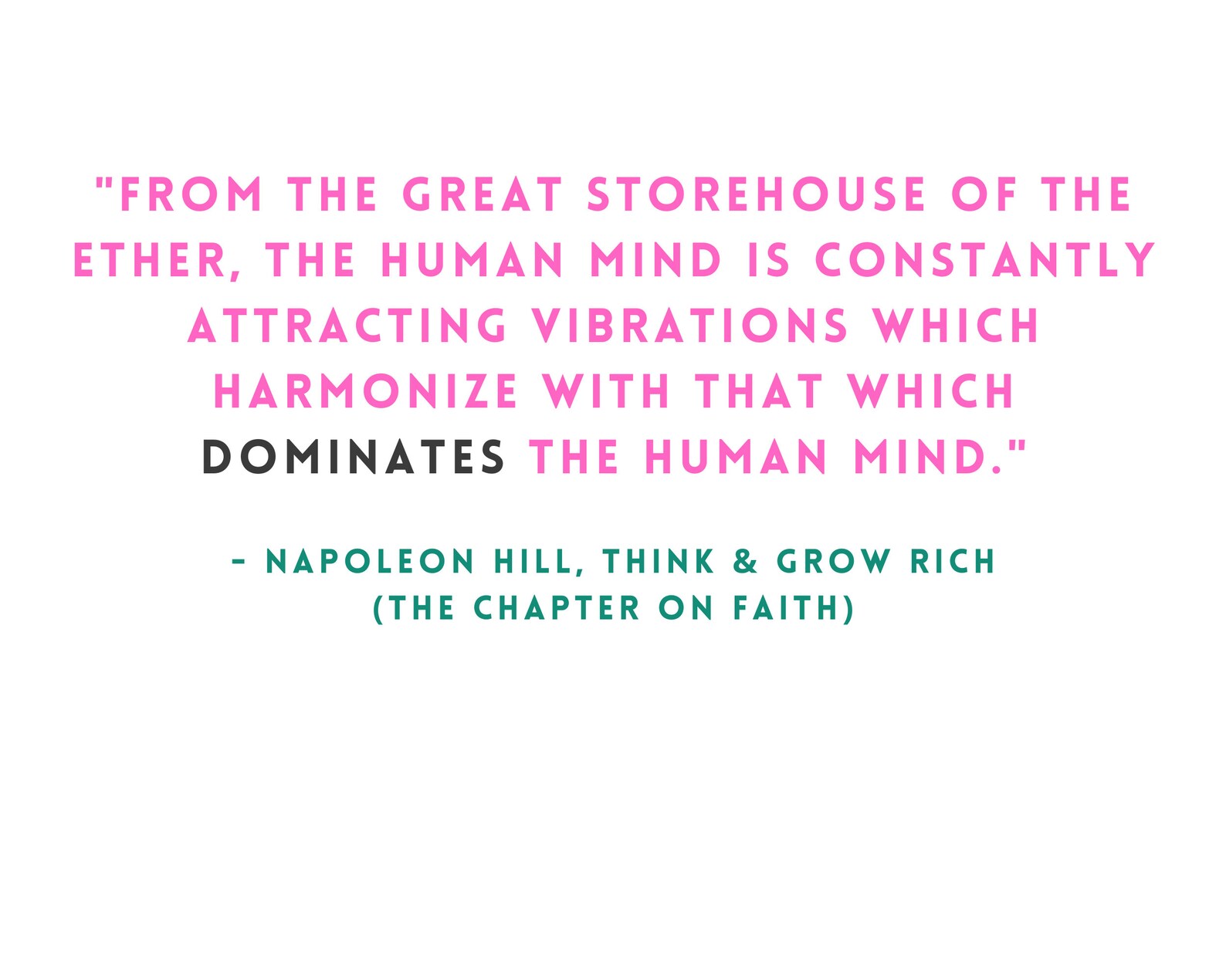 Self-confidence Formula From Think and Grow Rich by Napoleon Hill ...