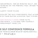 Self-confidence Formula From Think and Grow Rich by Napoleon Hill ...