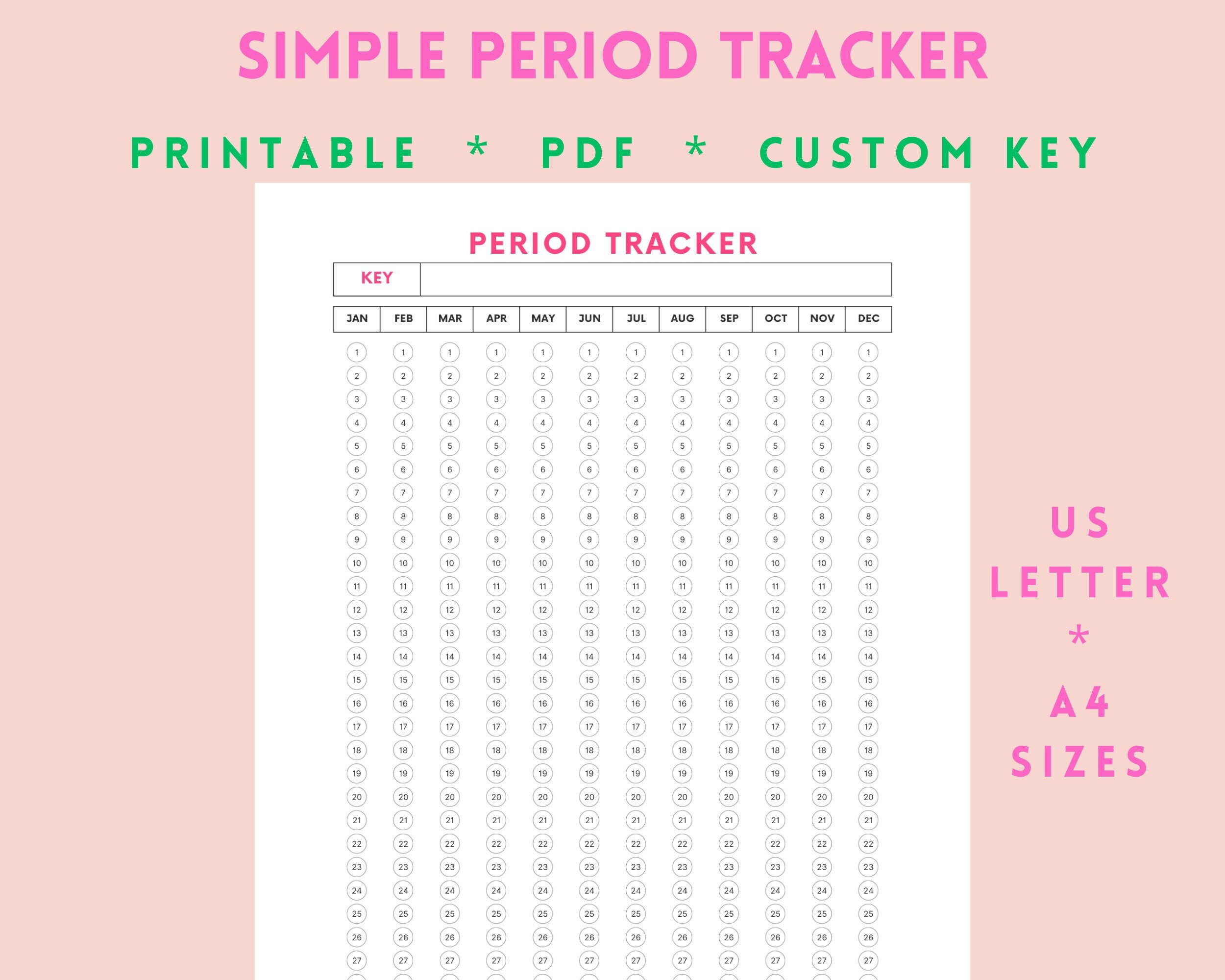 Simple Period Tracker - Track Your Menstrual Cycle - Monthly Cycle ...