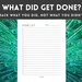 Minimalist Done List Printable, Fillable Success List, Completed Tasks ...