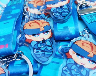Metal Gear Solid Character Charms // Solid Snake, Otacon, Pliskin ...