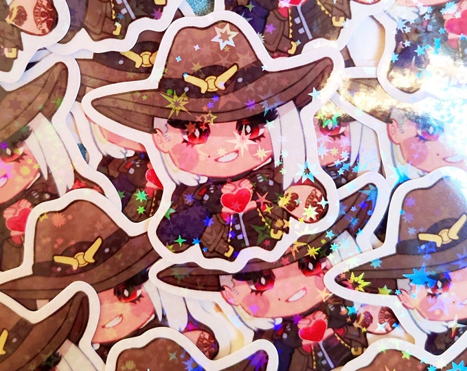 Ashe Shiny Stickers - Overwatch - Etsy