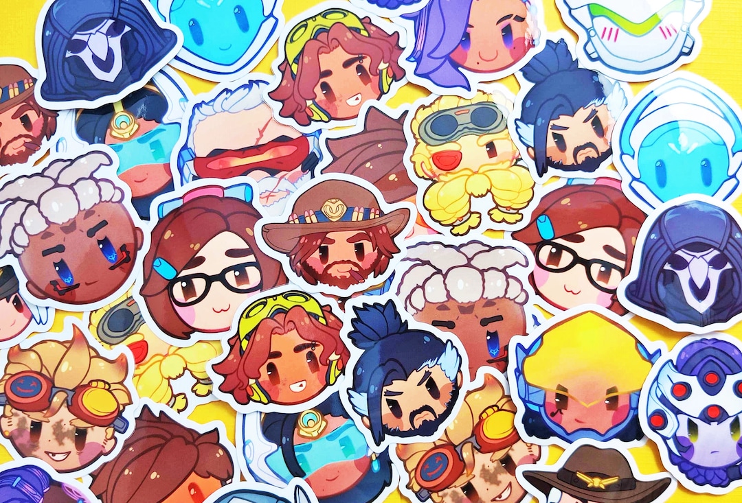 Overwatch - DPS Damage Stickers - Etsy