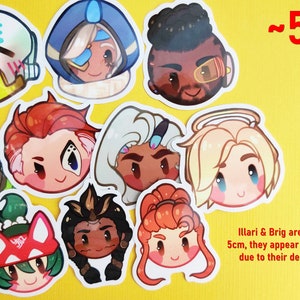 Overwatch - Support Stickers - Etsy