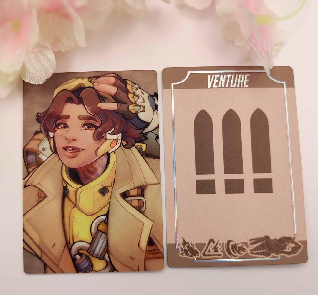 Overwatch Venture Holo Print (MATTE) Collector's Card With UV Print ...