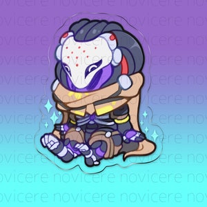 Overwatch Clear Shiny Chibi Stickers - Overwatch - Etsy