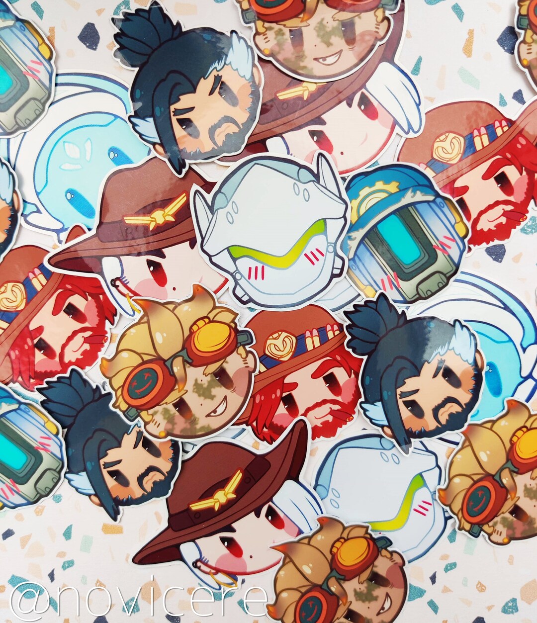 Overwatch DPS Damage Stickers - Etsy