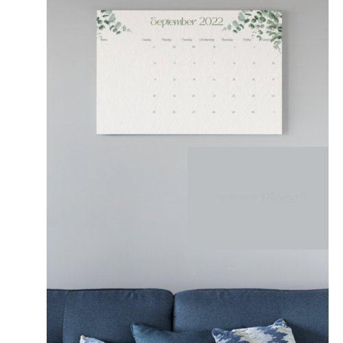 September Calendar Printable - Etsy