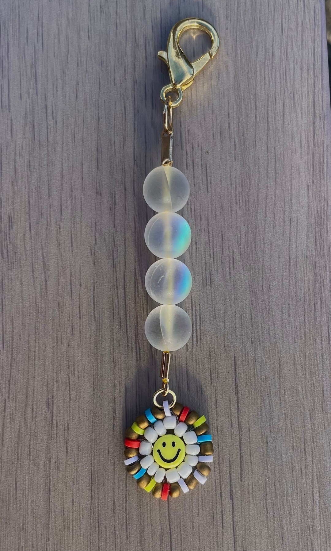 Boho Smiley Keychain | Keychain | Accessory | Accessories | Boho ...