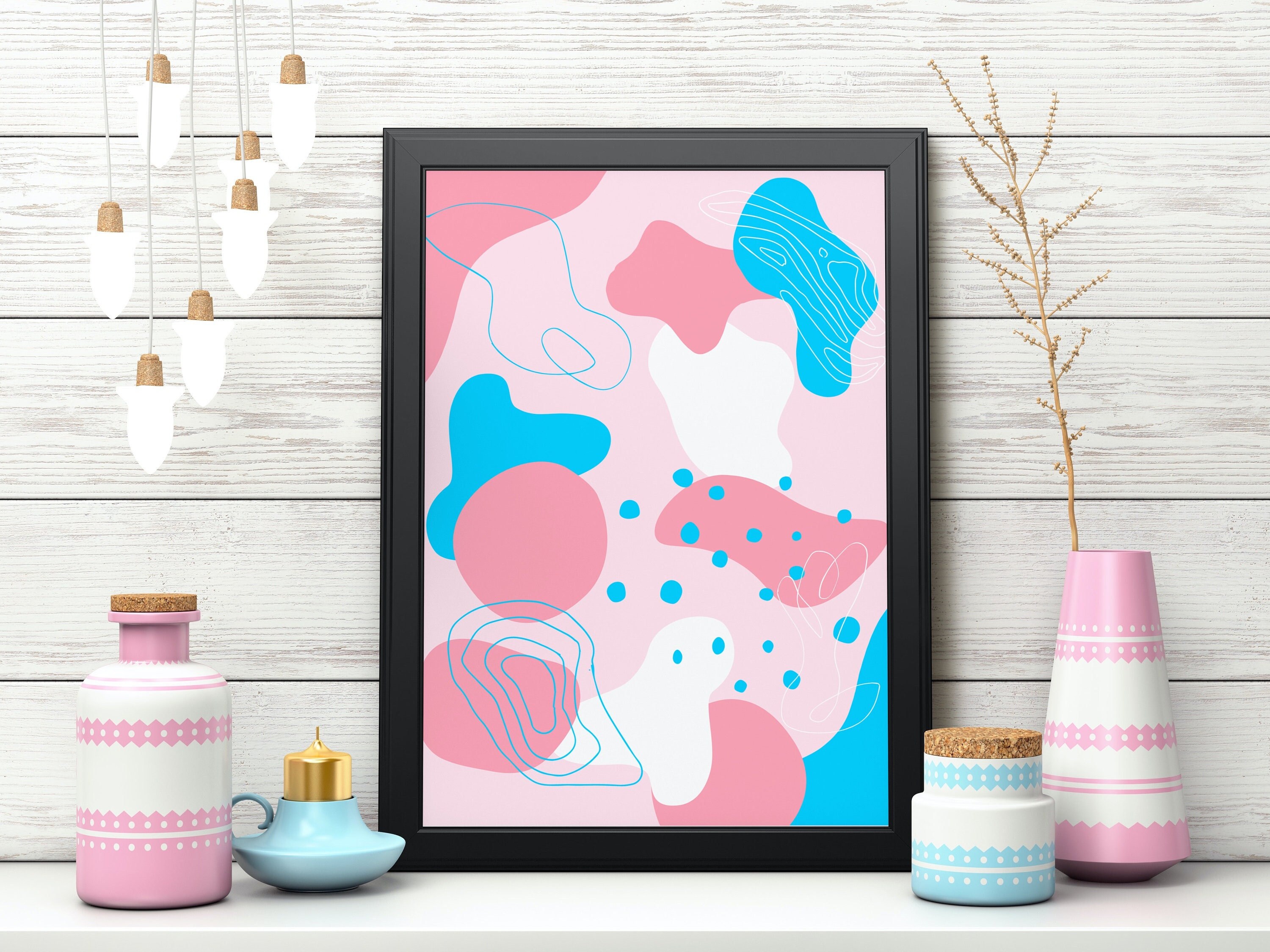 Transgender trans Abstract Subtle Pride Design Art instant Digital ...