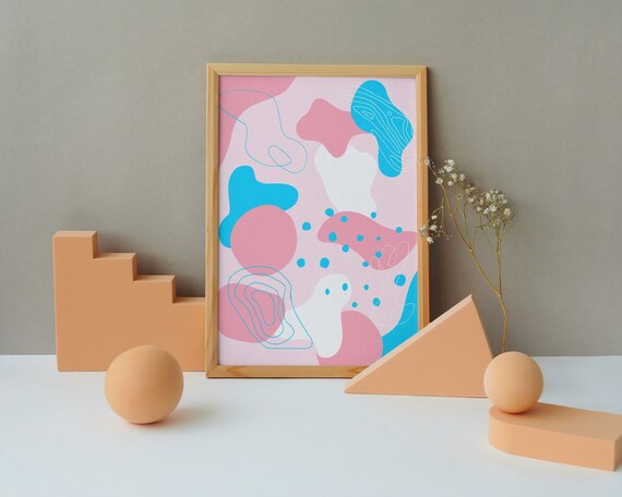 Transgender trans Abstract Subtle Pride Design Art instant - Etsy