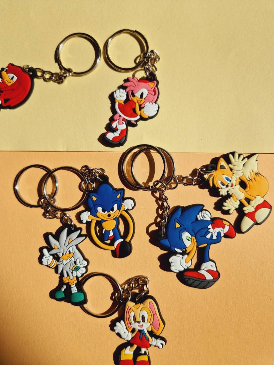 Sonic & Friends Key Ring Keychain | Cute Keyrings | Sonic the Hedgehog ...