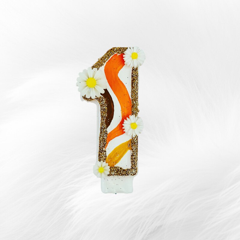 Number One Candle - Etsy