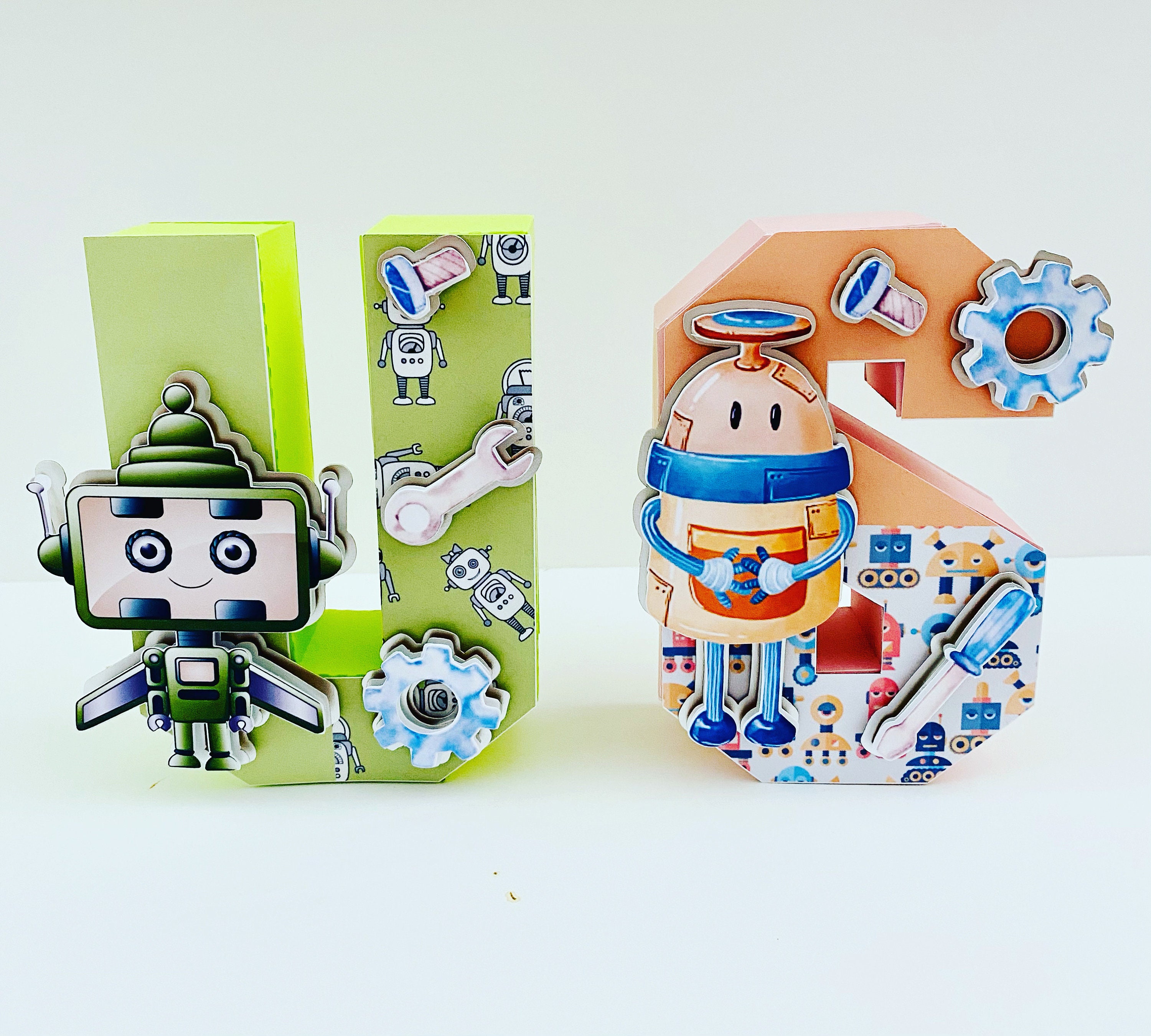 3d Letters, Robot Letters, Robot Party, Robot Birthday, Robot, Robot ...