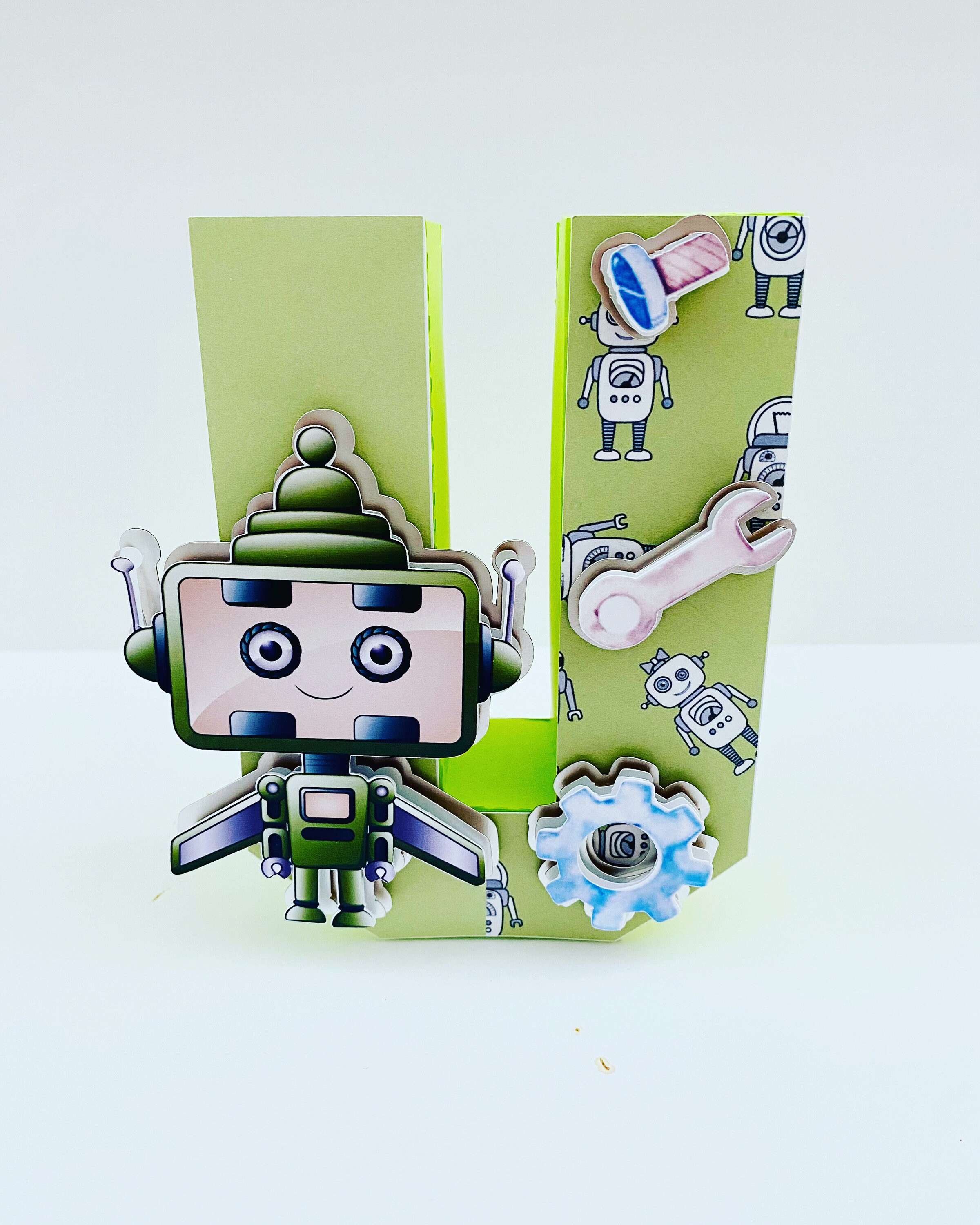 3d Letters Robot Letters Robot Party Robot Birthday Robot - Etsy