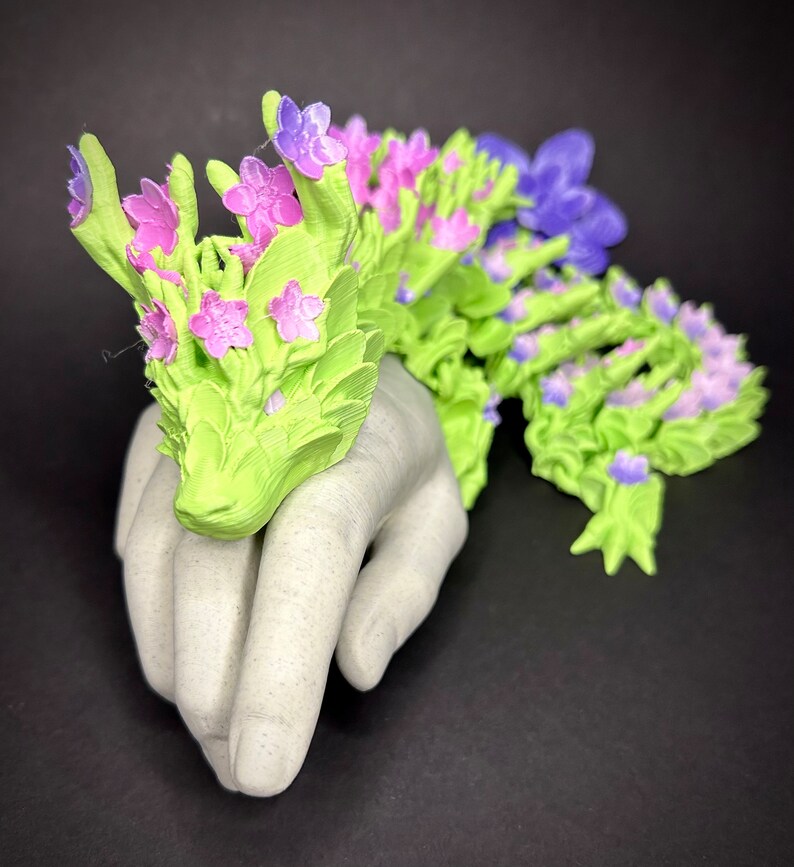 Przegubowy Kwiatowy Smok Elastyczna Zabawka Fidget 62 Cm 24 Cale ...