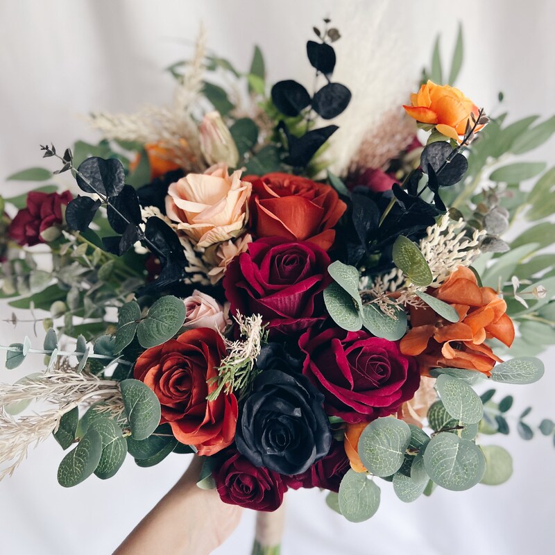 Rust Bridal Bouquet - Etsy