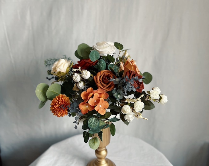 Rust Colored Wedding Decoration Flower,wedding Table Centerpiece ...