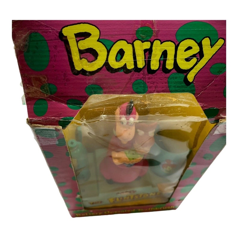 Vintage Flintstones Dino Pebbles Battery Operated Toothbrush 1993 READ ...