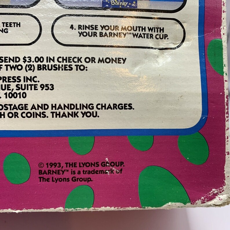 Vintage Flintstones Dino Pebbles Battery Operated Toothbrush 1993 READ ...