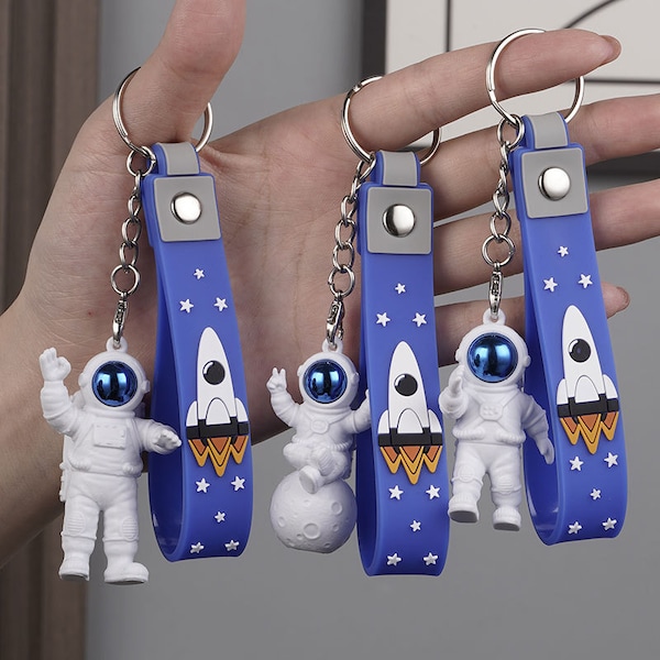Astronaut Space Keychain - Etsy